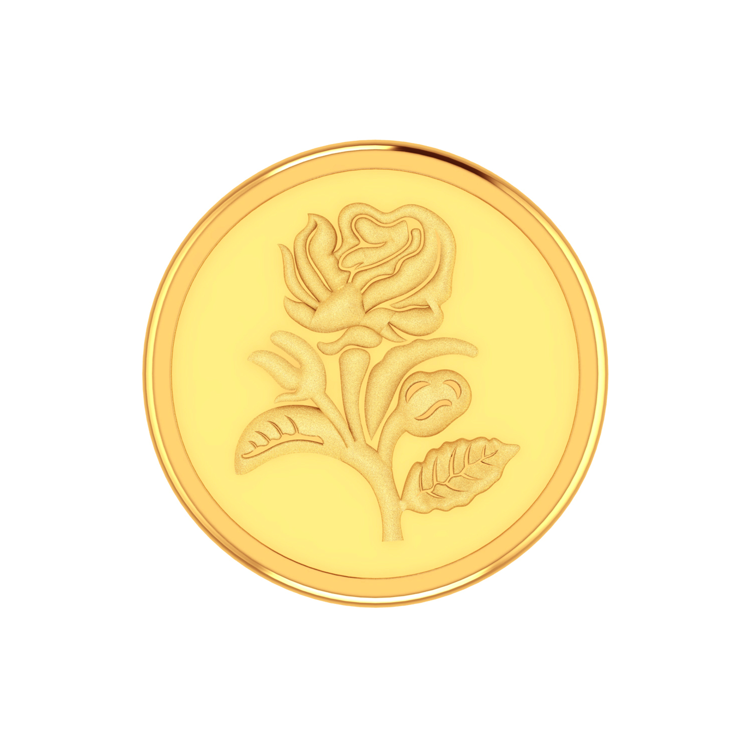 20 Gram 24K Floral Gold Coin