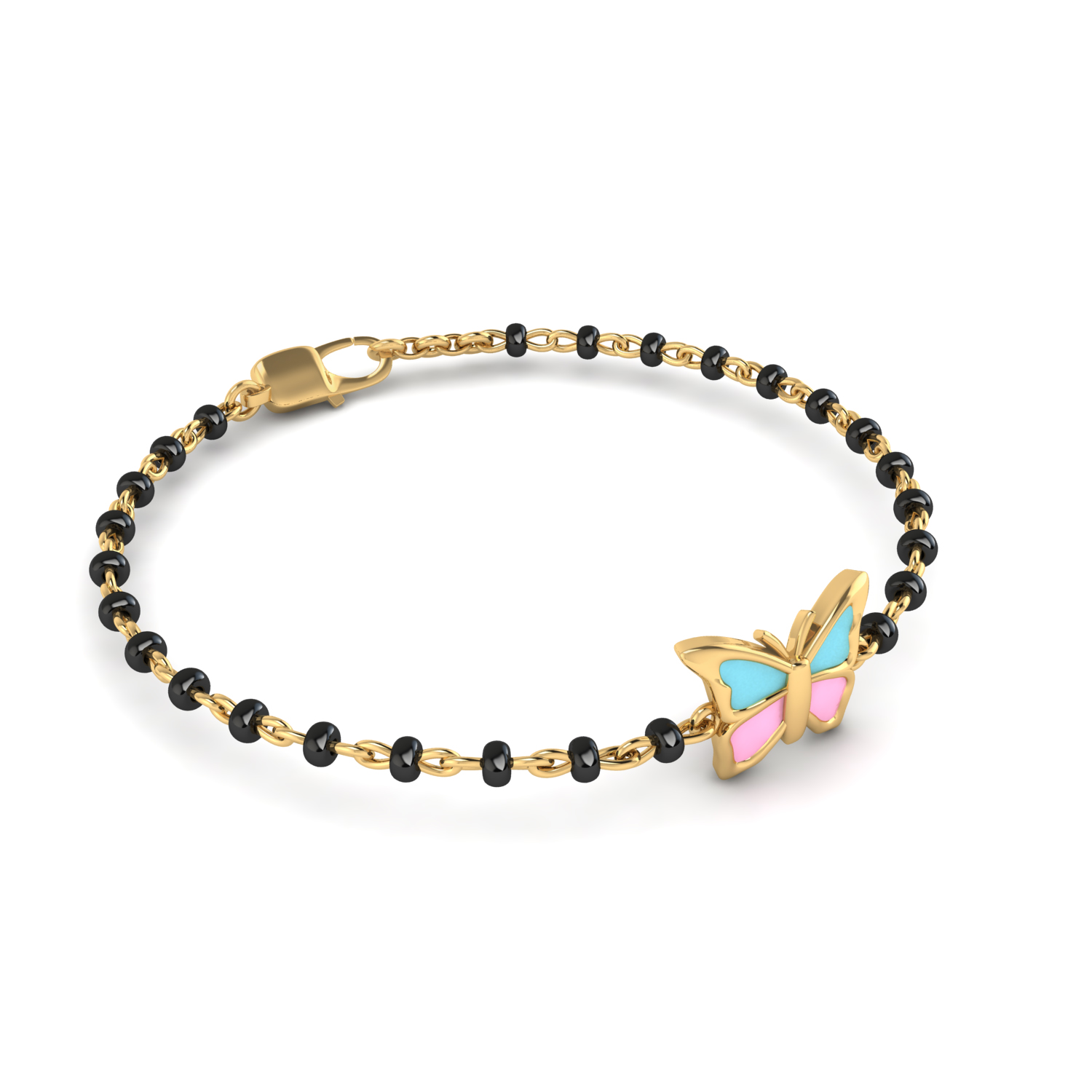 The Butterfly Nazariya Gold Bracelet by PC Jeweller