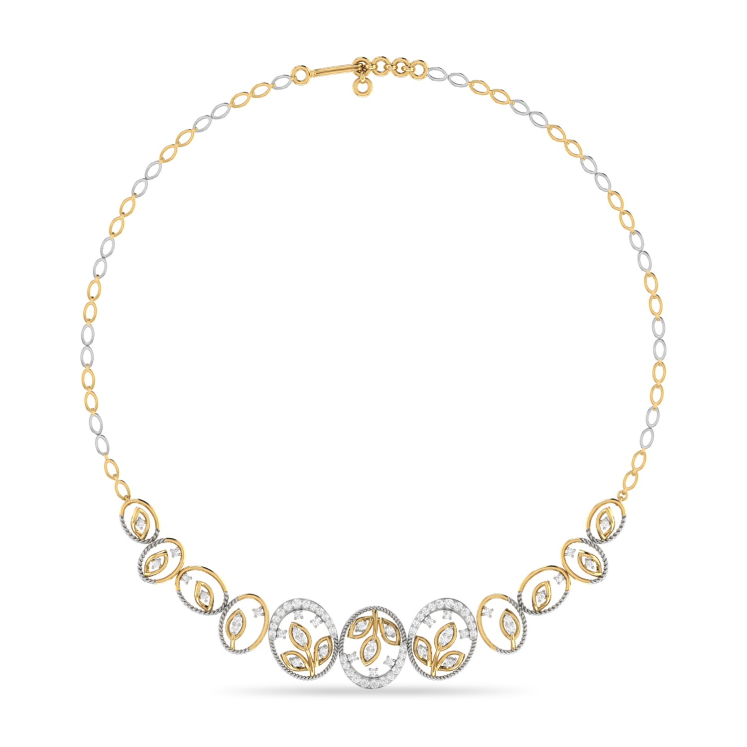 The Muskan Diamond Necklace by PC Jeweller