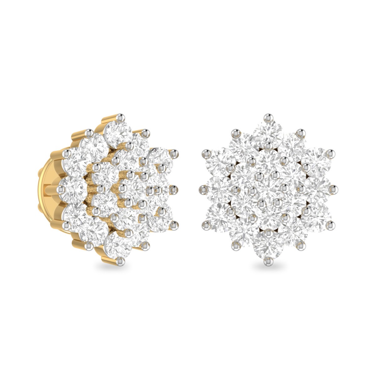 The Jenat Diamond Earring | PC Jeweller