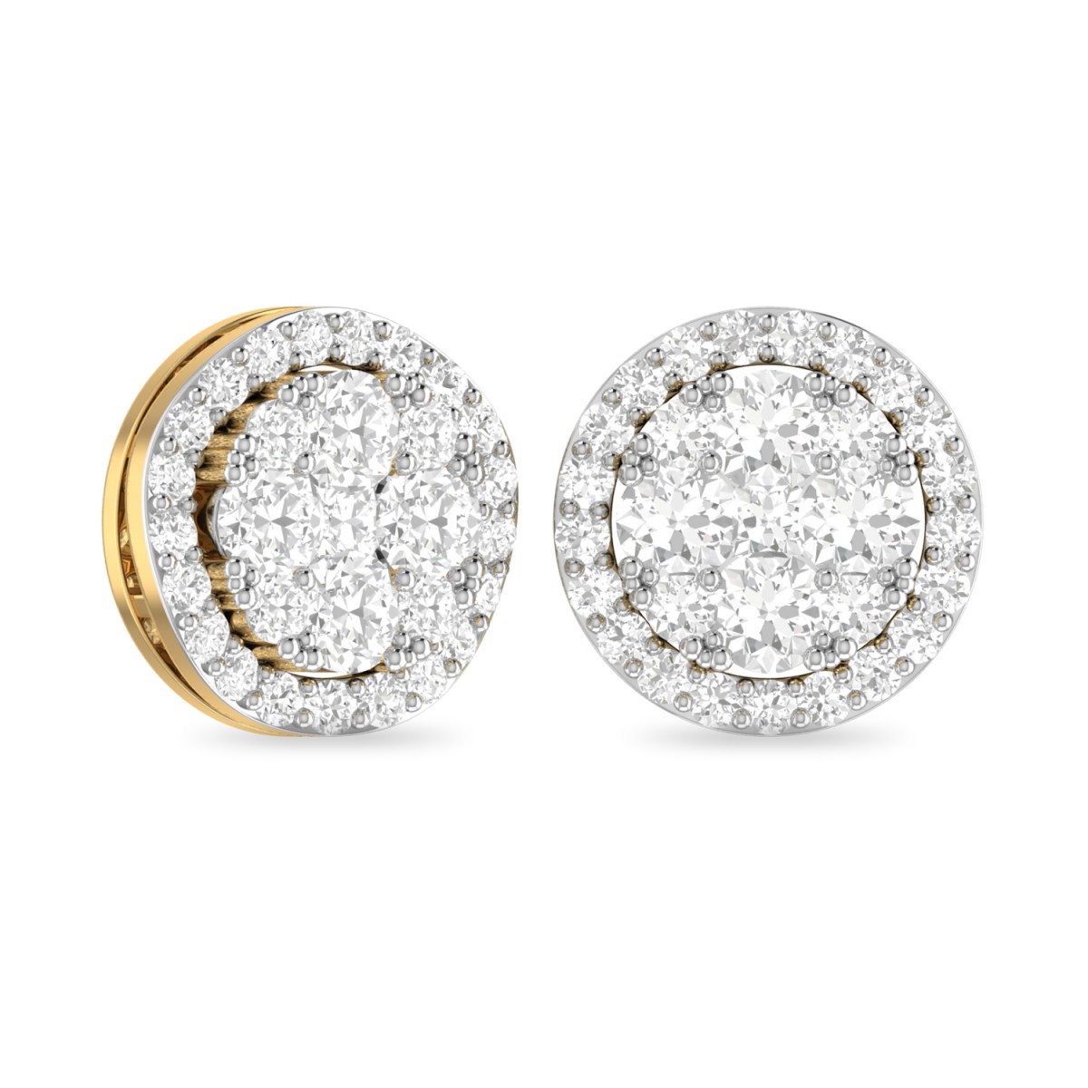 The Deandre Diamond Earrings by PC Jeweller