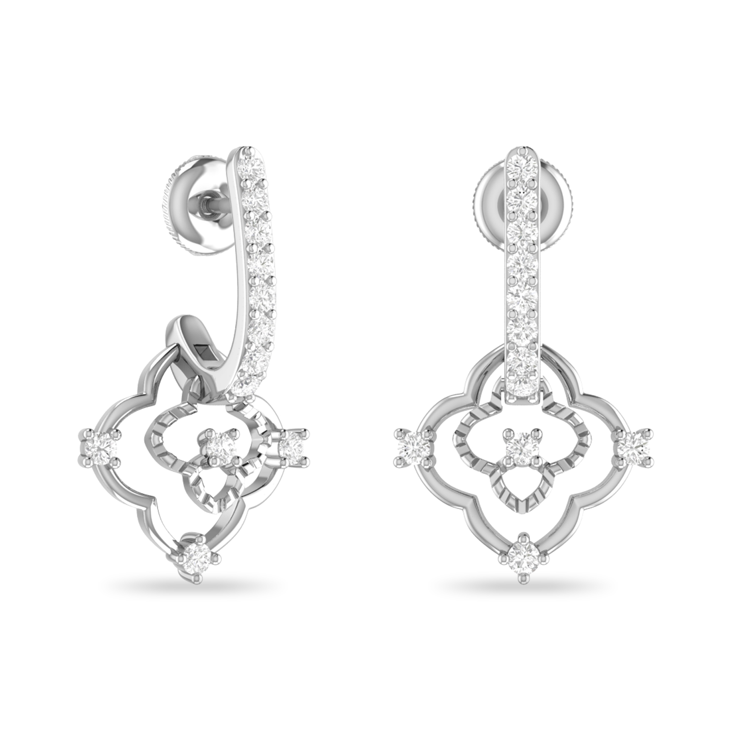 The Justin Silver Earring Ships Faster by PC Jeweller Ship Faster