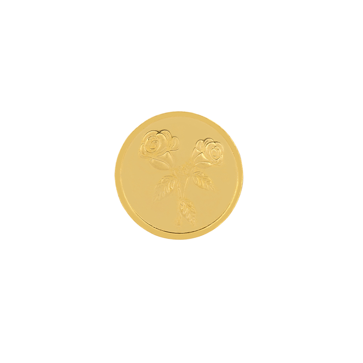 The 2 Gram 22K Rose Gold Coin by PC Jeweller