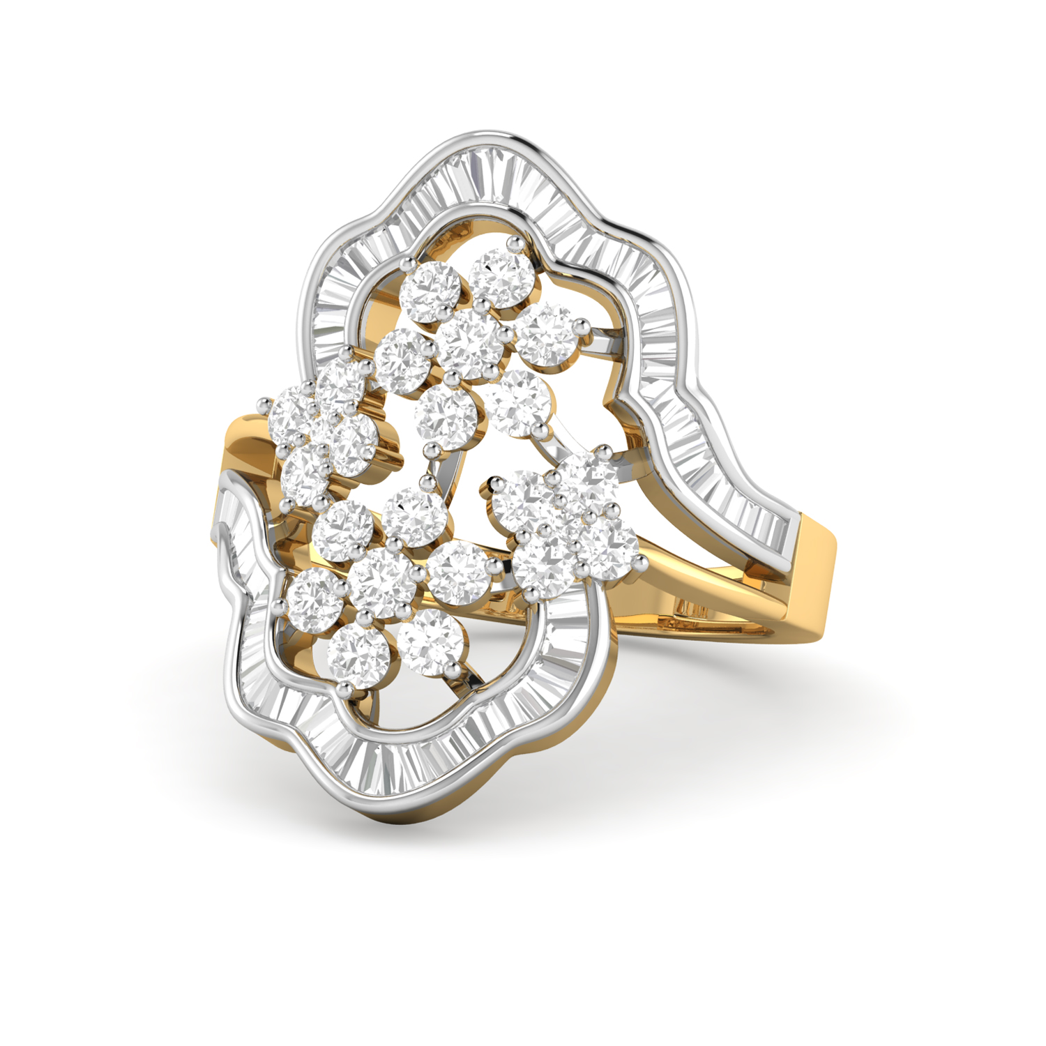 The Gayle Diamond Ring | PC Jeweller