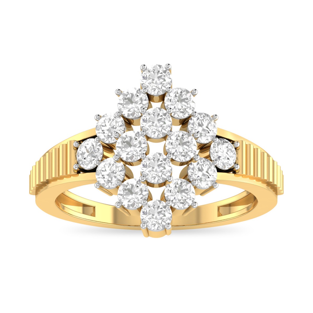The Allonia Diamond Ring | PC Jeweller