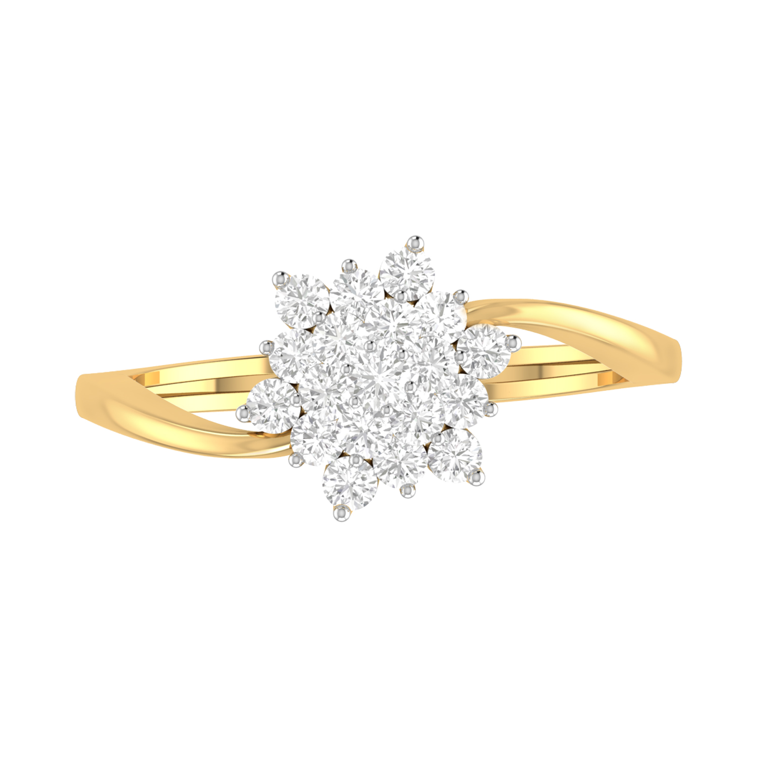 The Ignis Diamond Ring | PC Jeweller