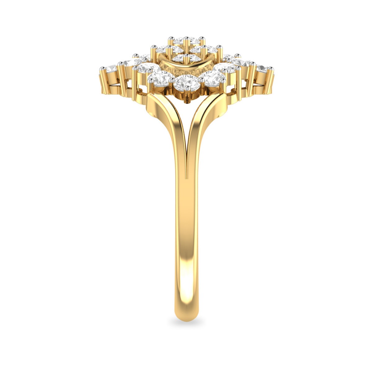 The Saadya Diamond Ring | PC Jeweller