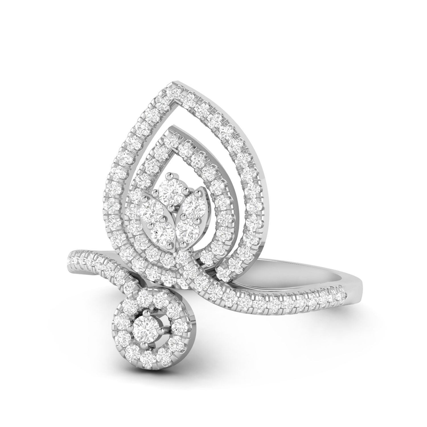 The Ossian Diamond Ring by PC Jeweller