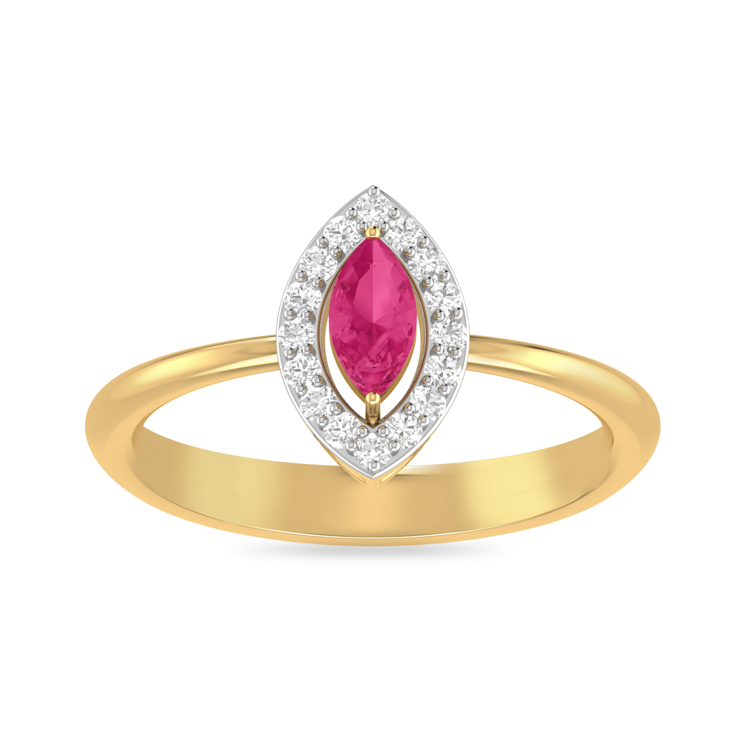 The Ferne Diamond & Gemstone Ring by PC Jeweller