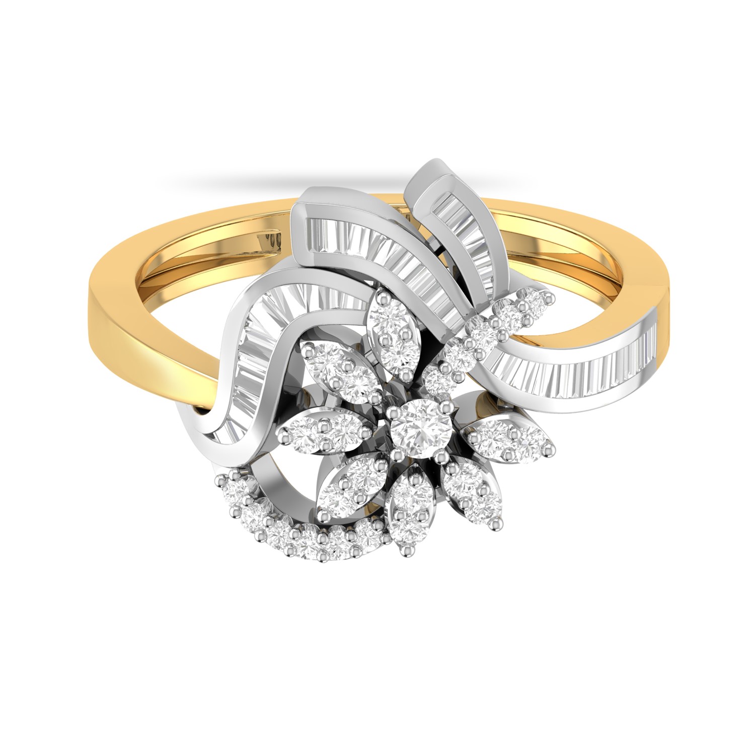 The Sage Diamond Ring | PC Jeweller