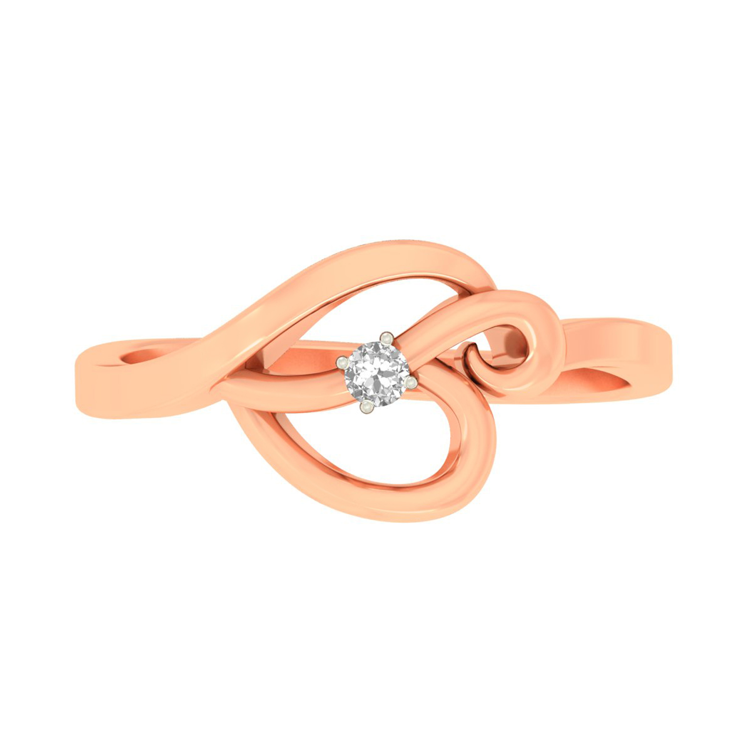 The Apala Heart Diamond Ring | PC Jeweller