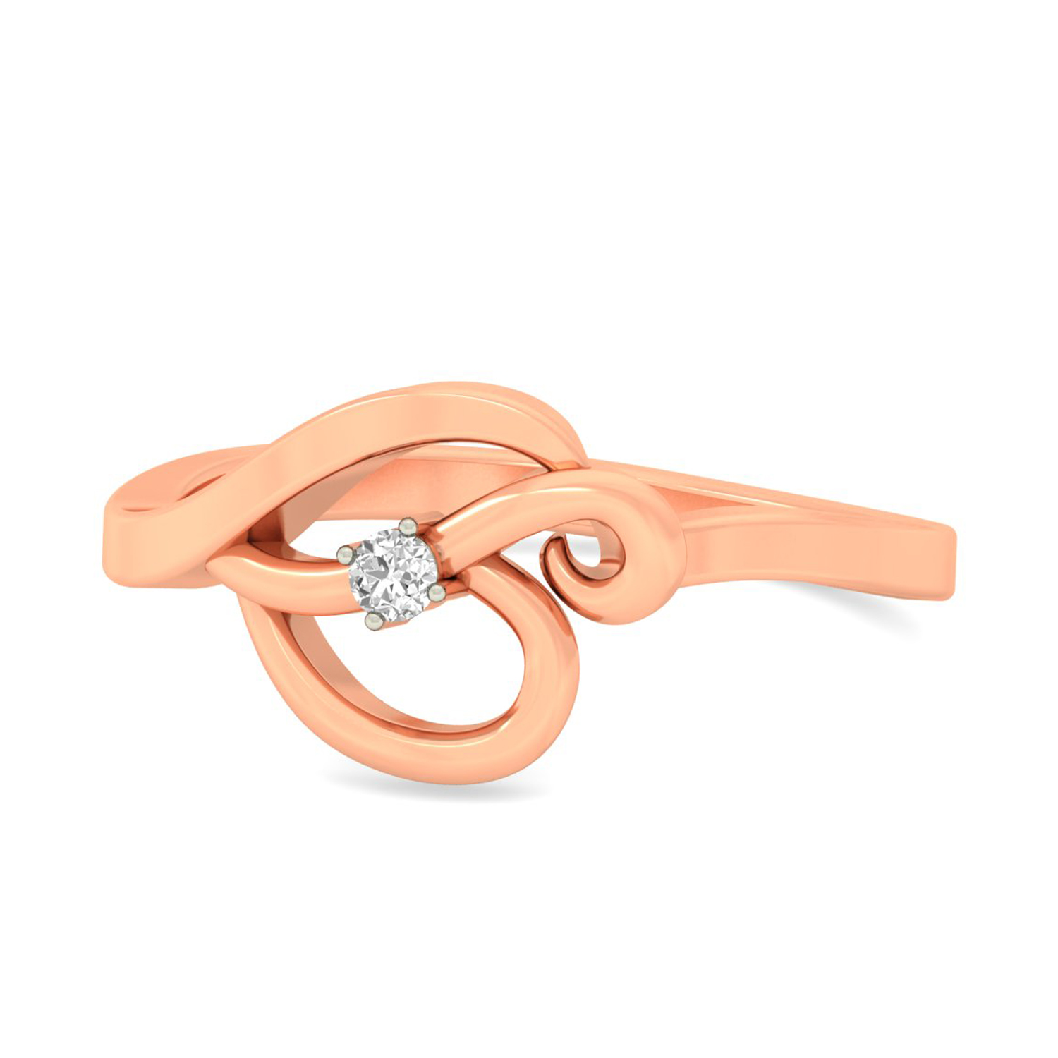 The Apala Heart Diamond Ring | PC Jeweller