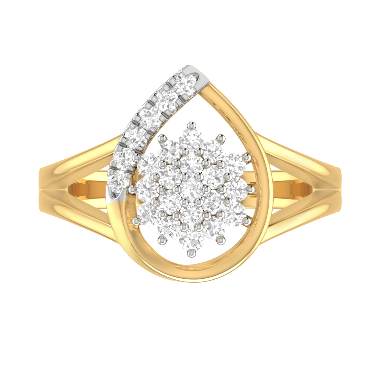 The Sarika Diamond Ring | PC Jeweller