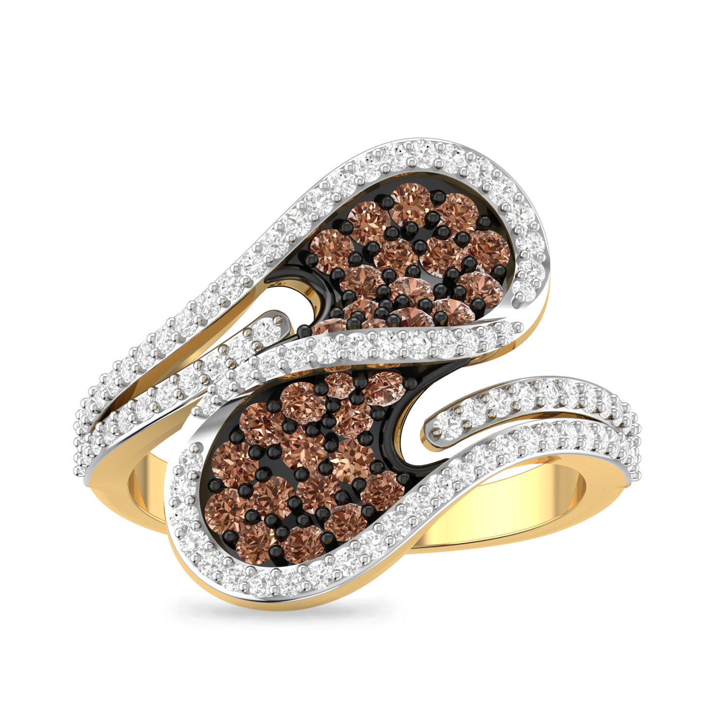 The Cinnamon Diamond Ring by PC Jeweller