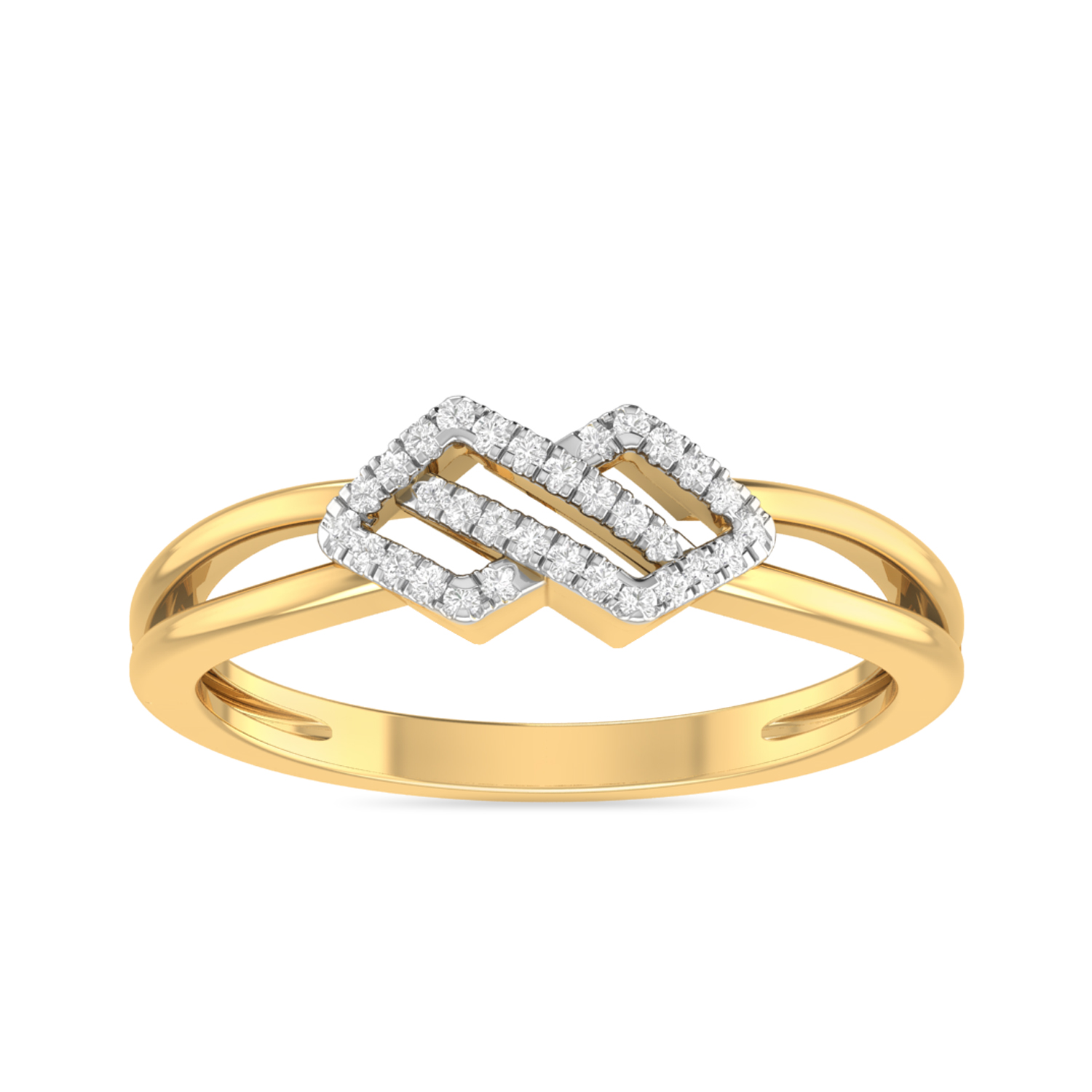 The Dash Diamond Ring by PC Jeweller