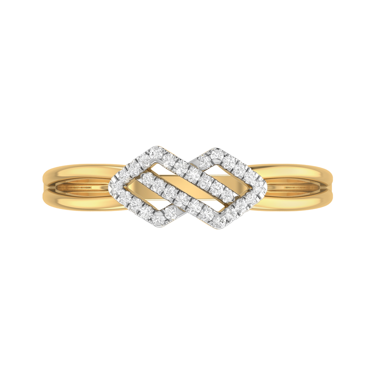 The Dash Diamond Ring by PC Jeweller
