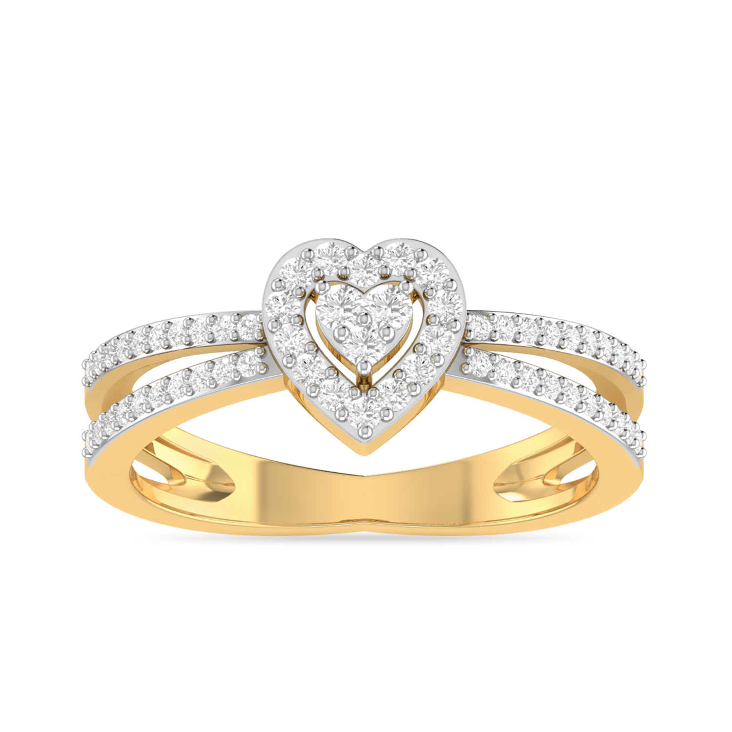The Sweetheart Diamond Ring by PC Jeweller