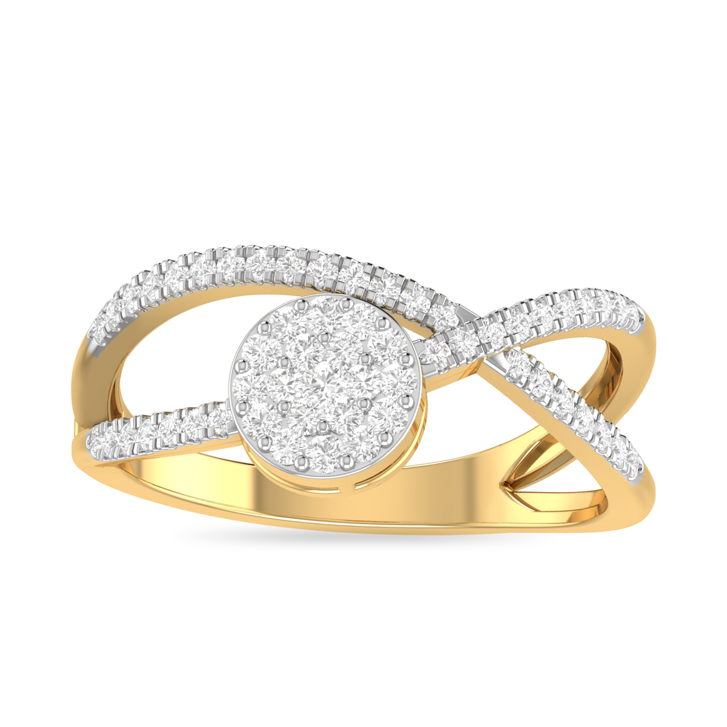 The Spindle Diamond Ring by PC Jeweller