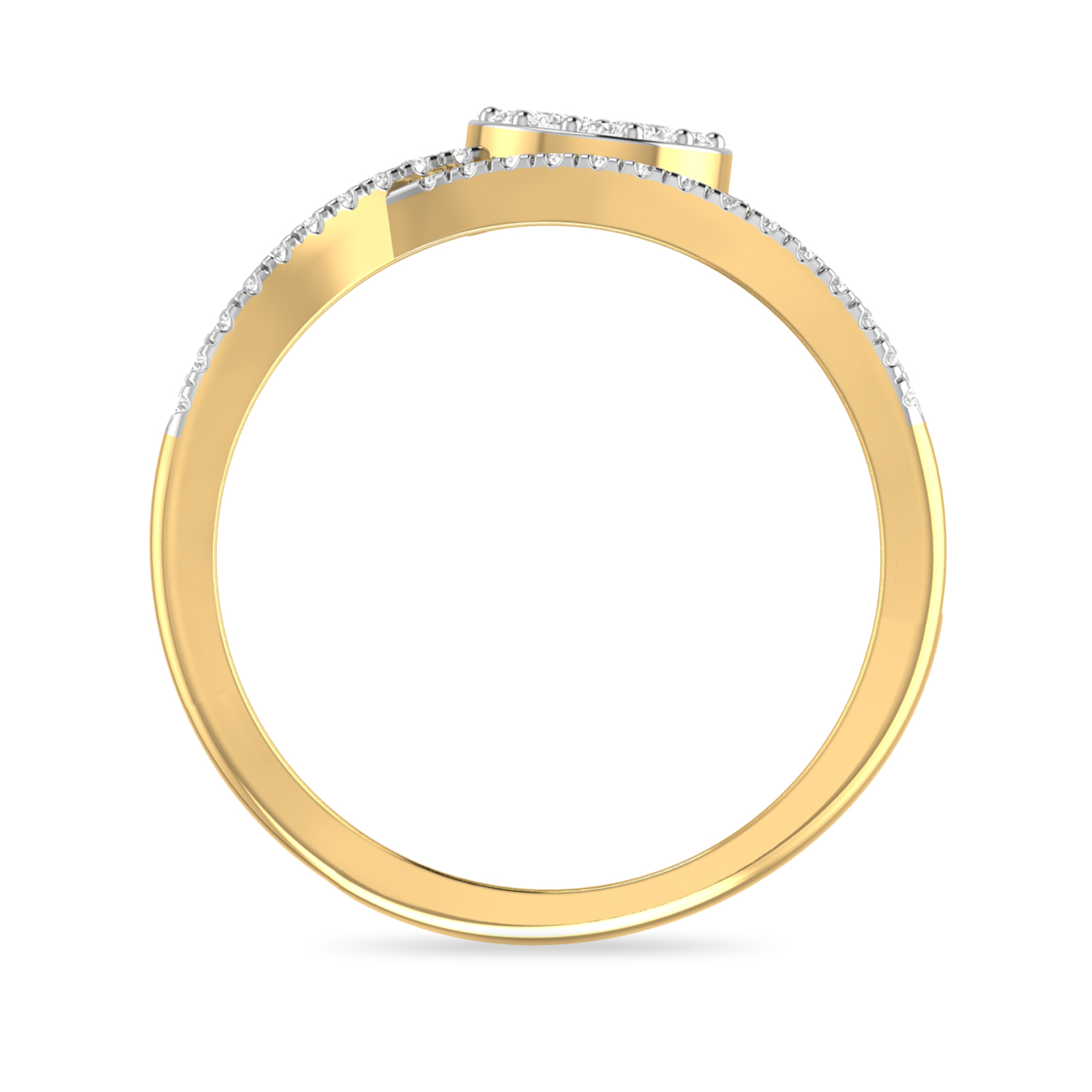 The Spindle Diamond Ring by PC Jeweller