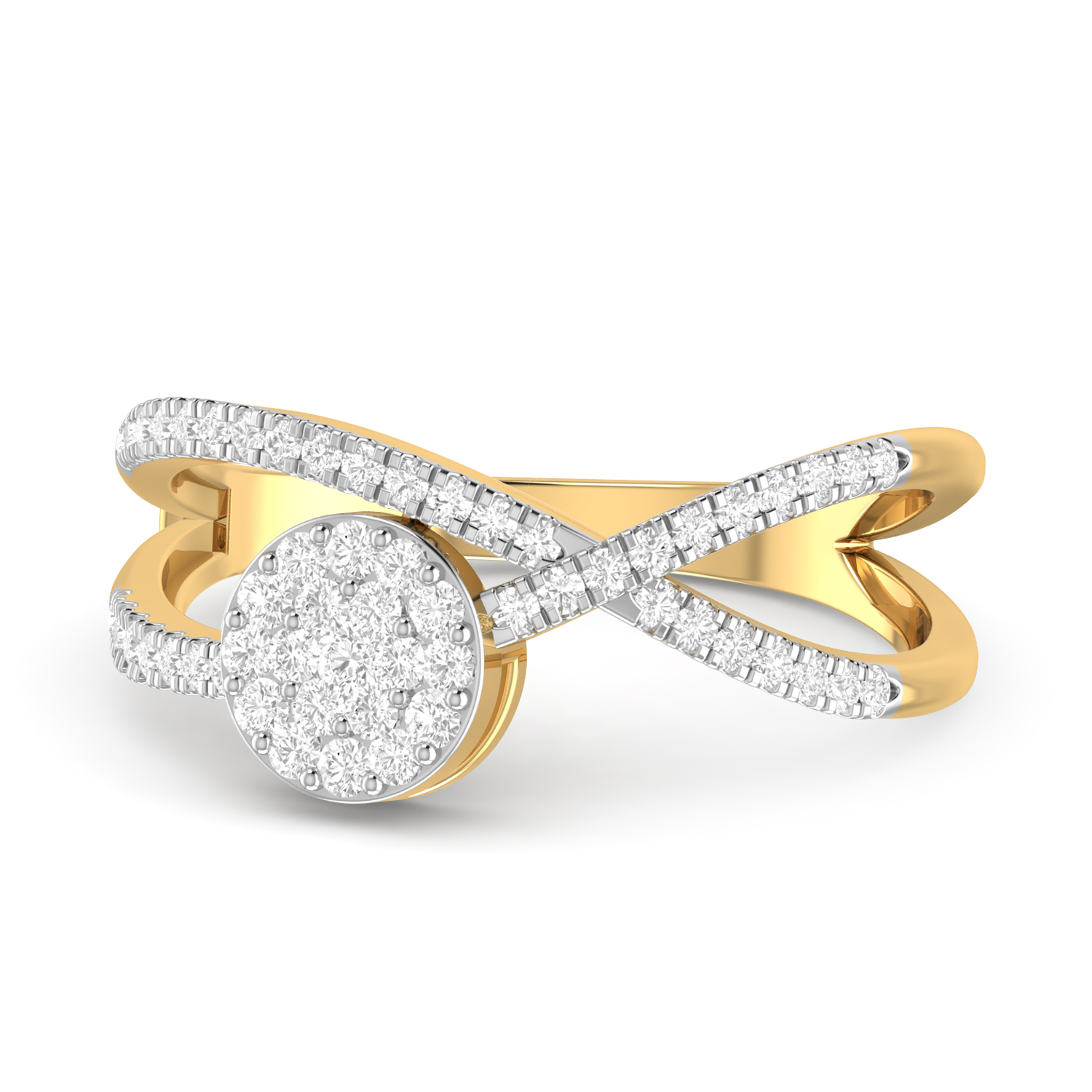 The Spindle Diamond Ring by PC Jeweller