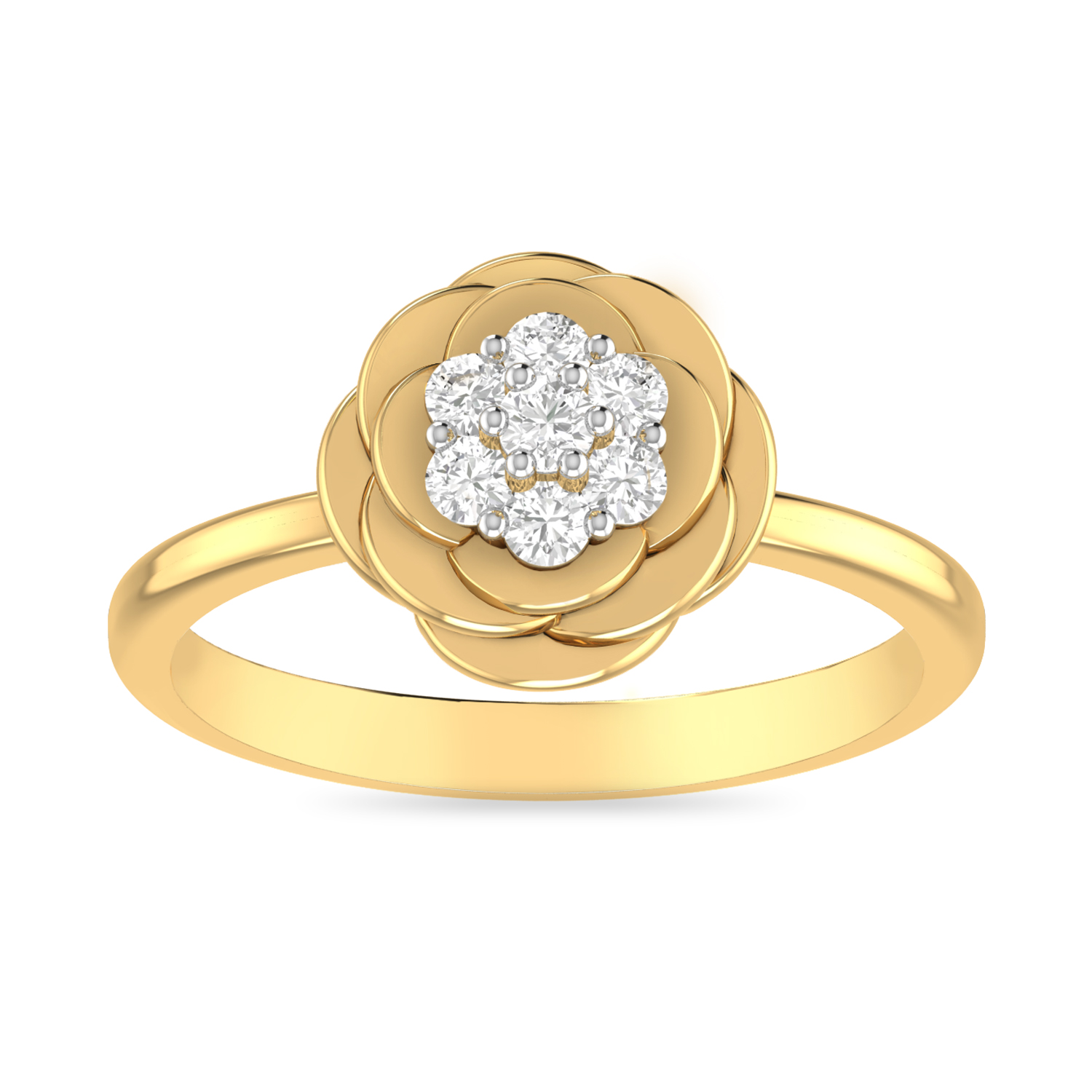 The Bavishni Diamond Ring by PC Jeweller