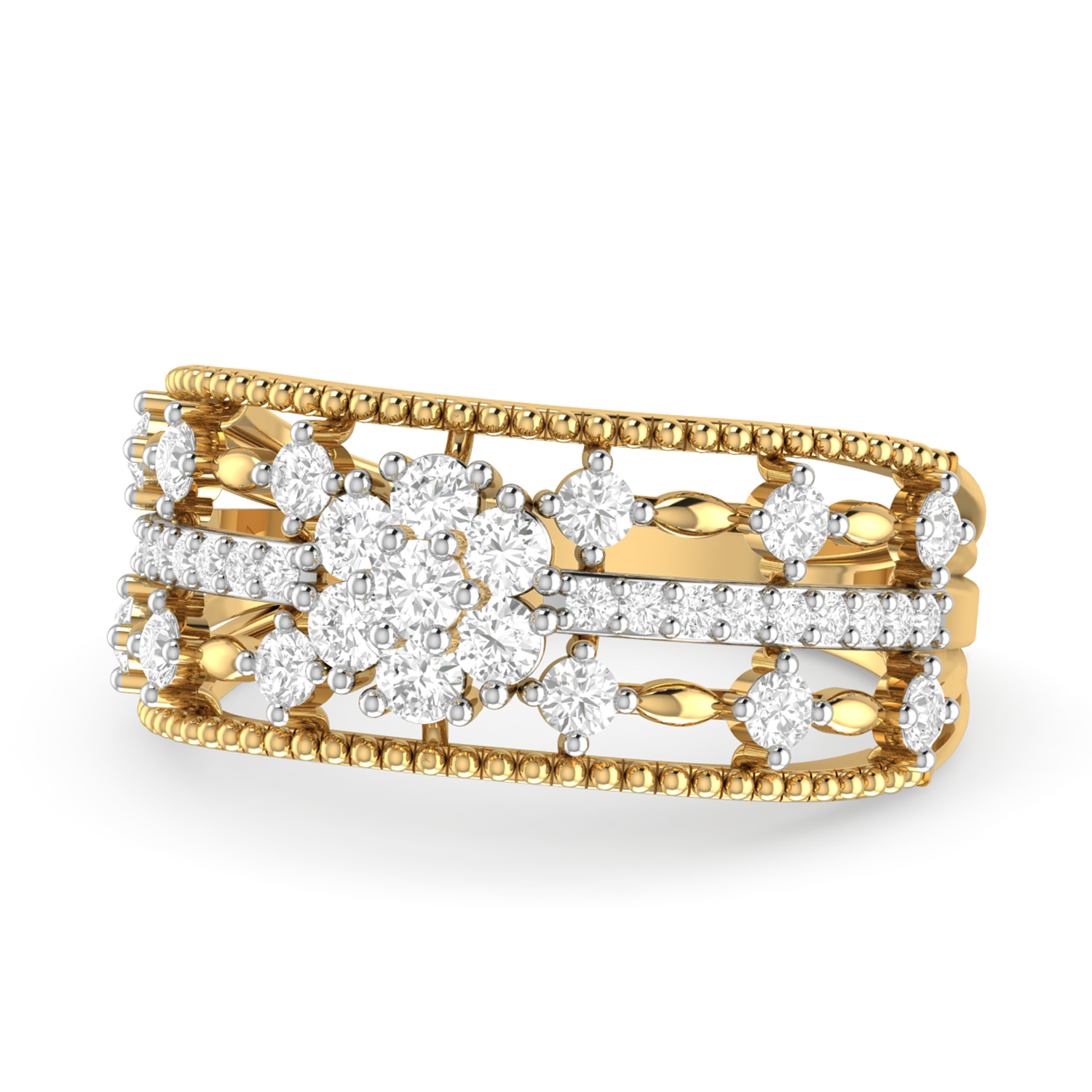 The Splendor Diamond Ring by PC Jeweller