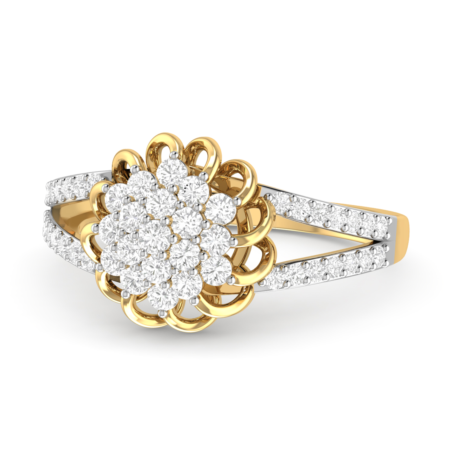 The Spinning Diamond Ring by PC Jeweller