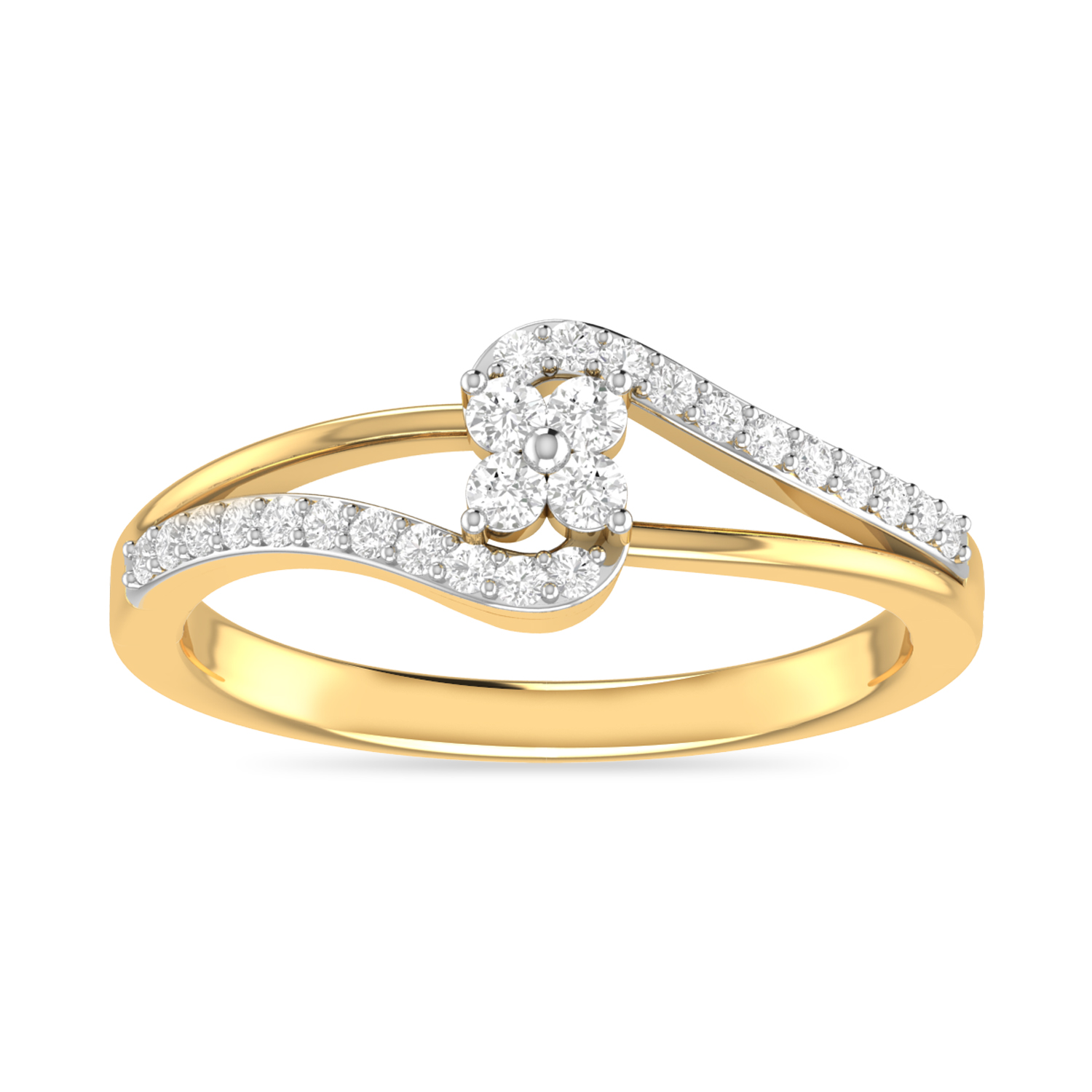 The Jenita Diamond Ring by PC Jeweller