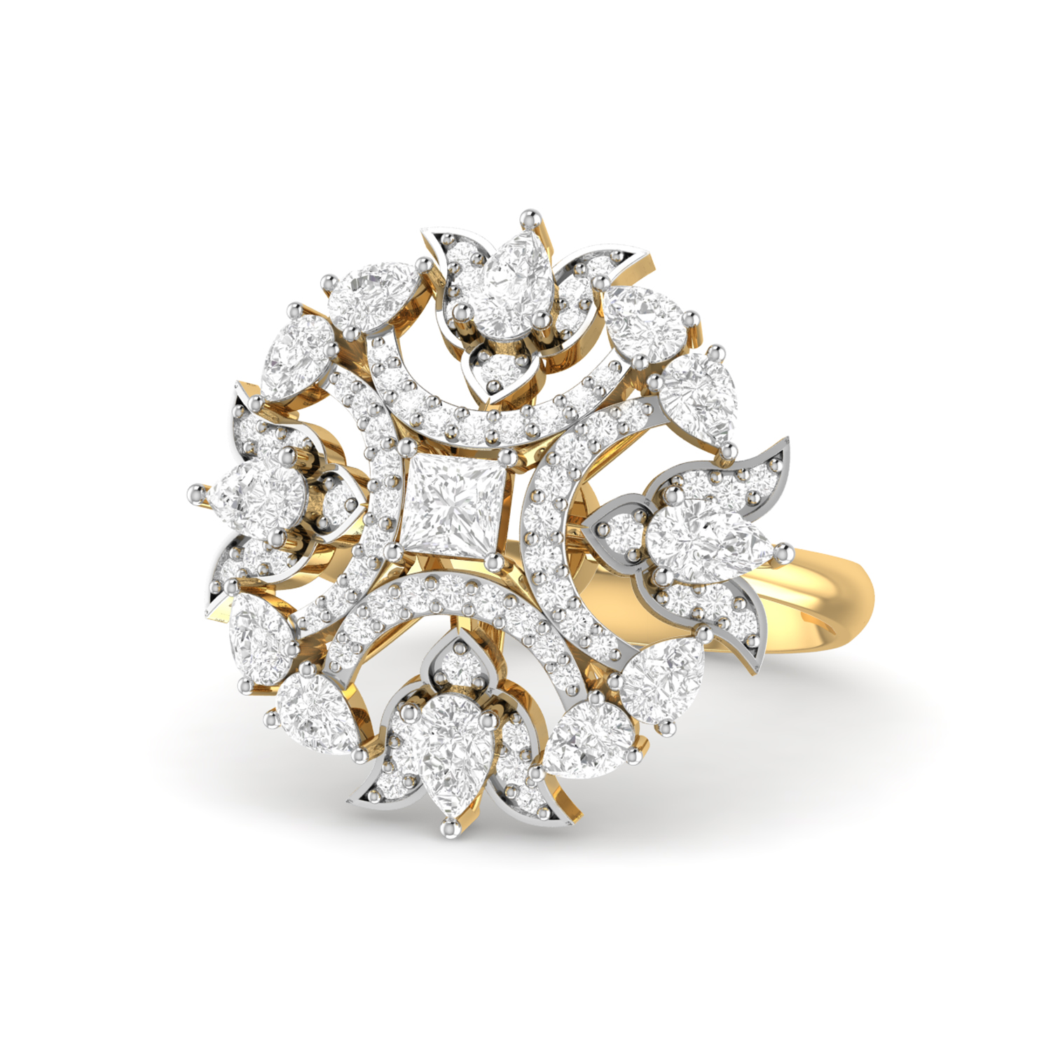 The Palaksi Diamond Ring by PC Jeweller
