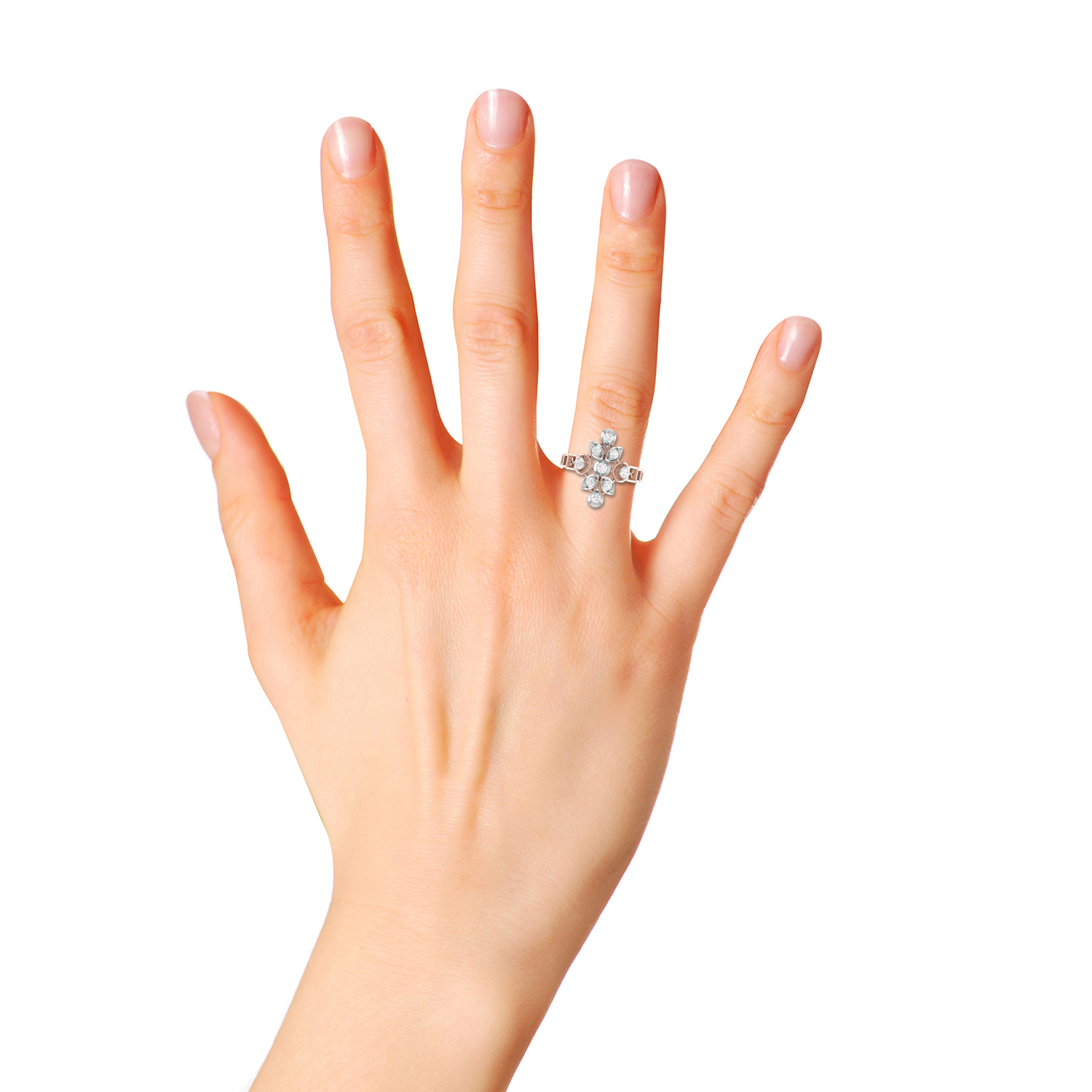 The Giva Diamond Ring by PC Jeweller