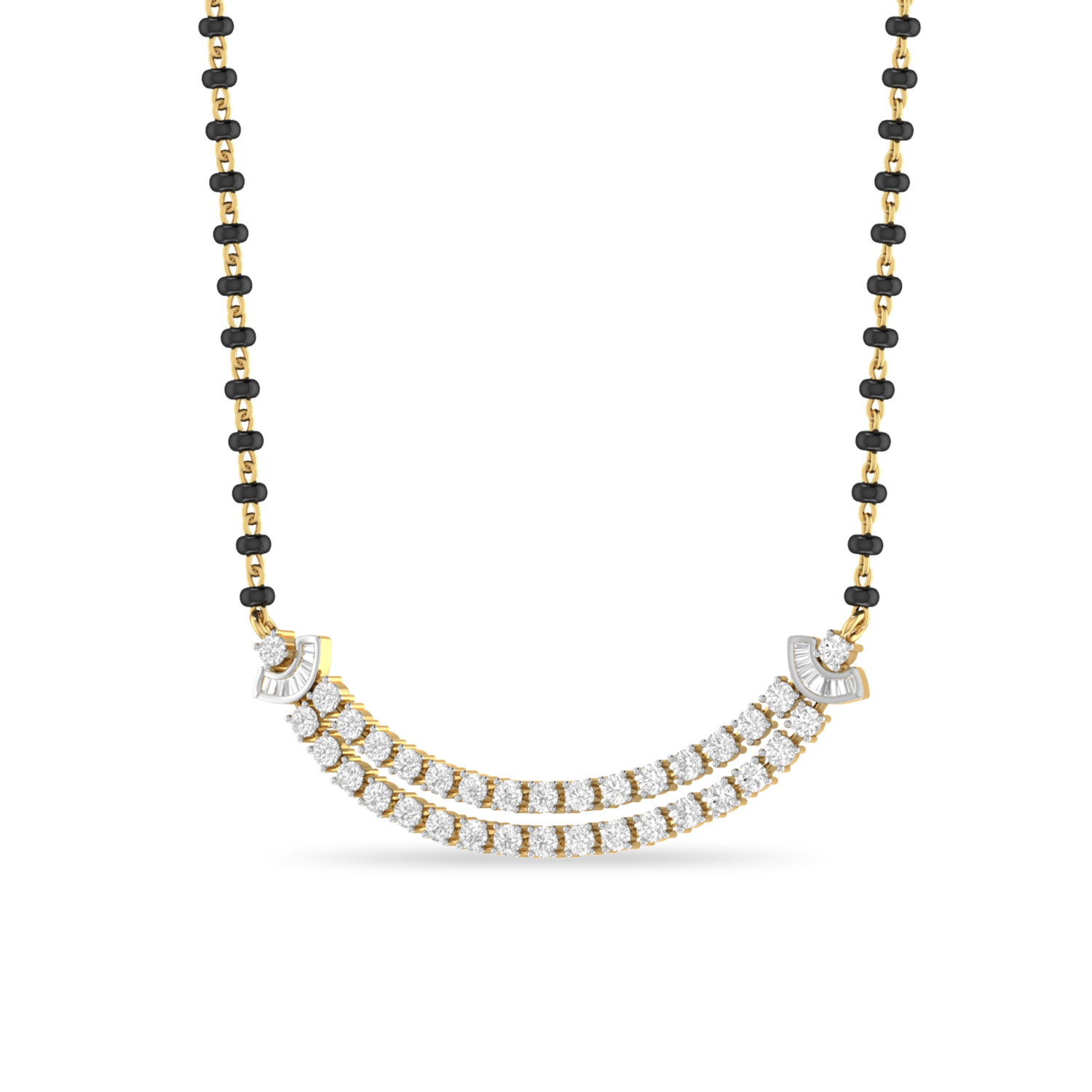 The Nithisha Diamond Mangalsutra by PC Jeweller