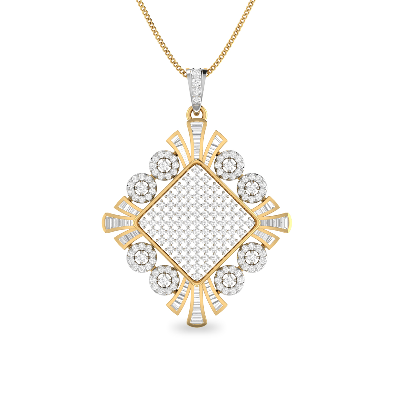 The Cochava Diamond Pendant by PC Jeweller