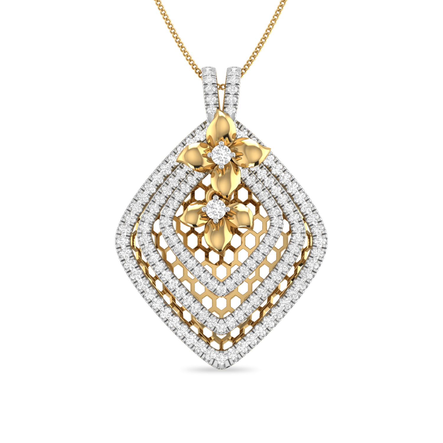 The Roark Diamond Pendant | PC Jeweller