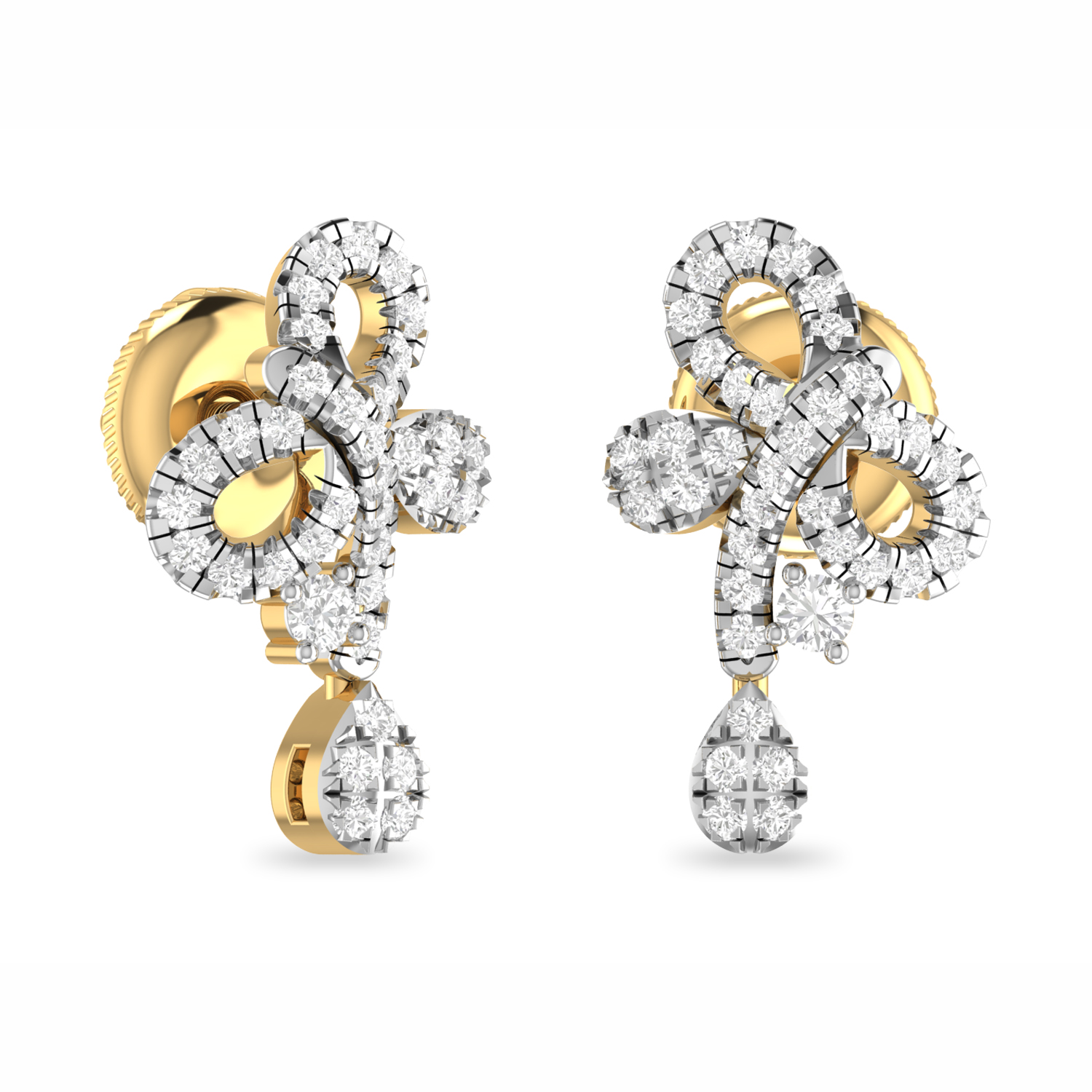 The Tito Diamond Earrings | PC Jeweller