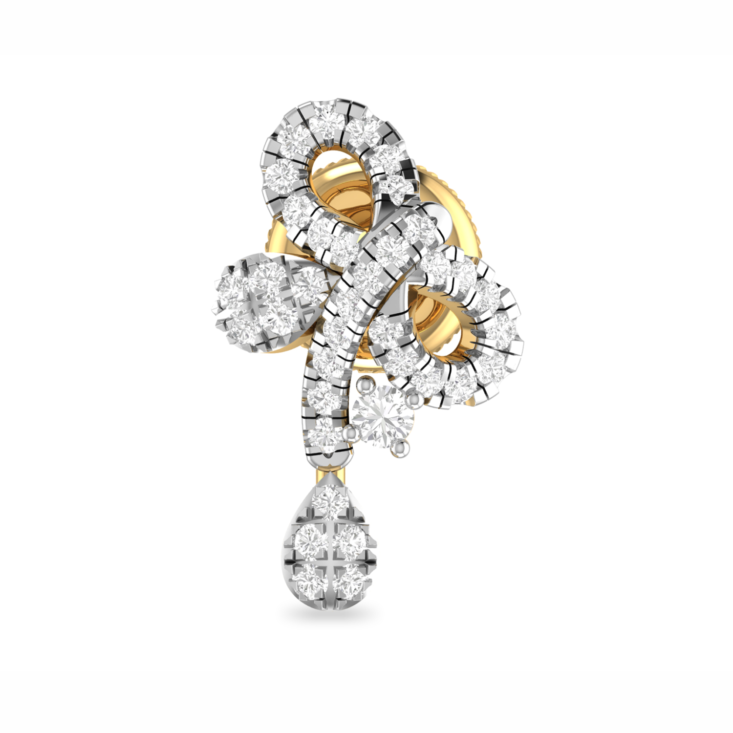 The Tito Diamond Earrings | PC Jeweller