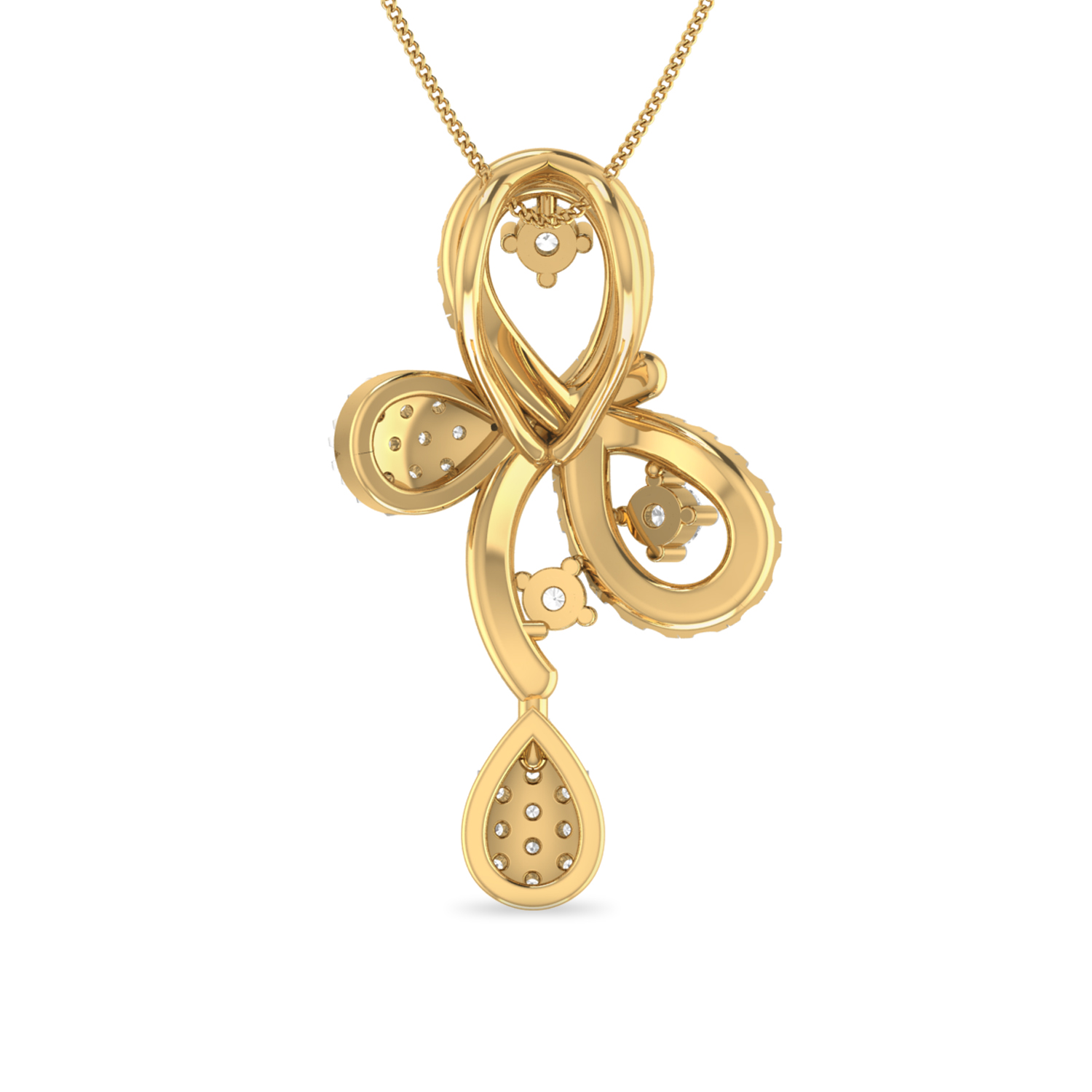The Tito Diamond Pendant | PC Jeweller