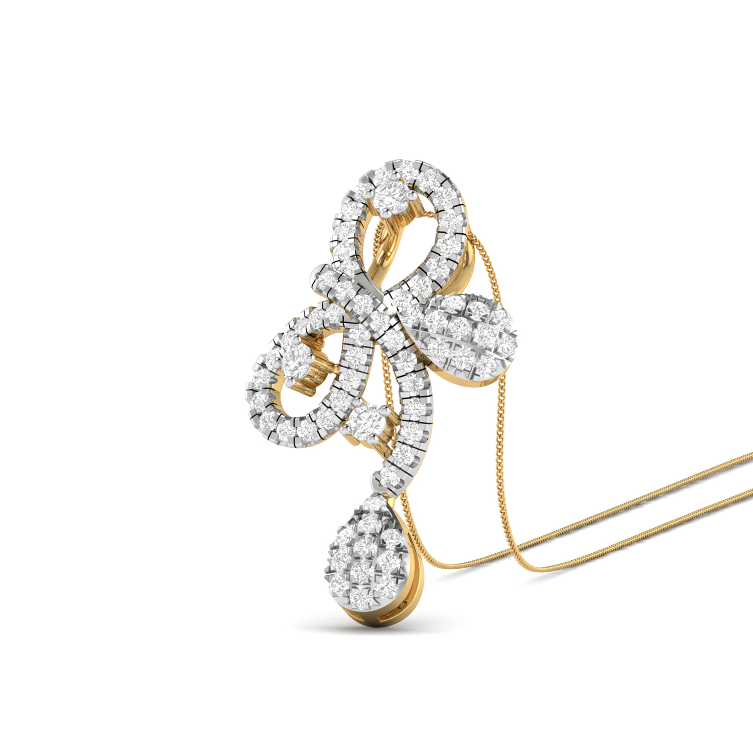 The Tito Diamond Pendant | PC Jeweller