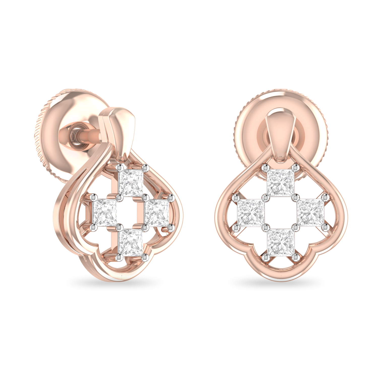 The Parnita Diamond Earrings by PC Jeweller