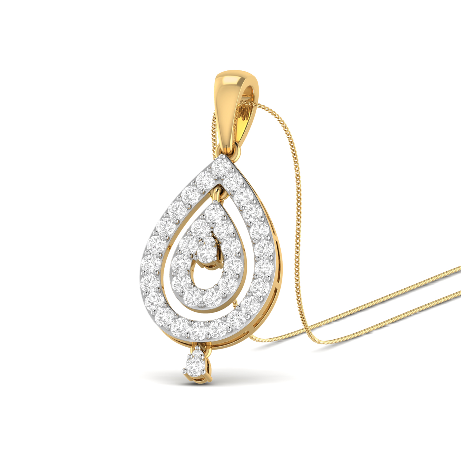 The Panita Diamond Pendant by PC Jeweller