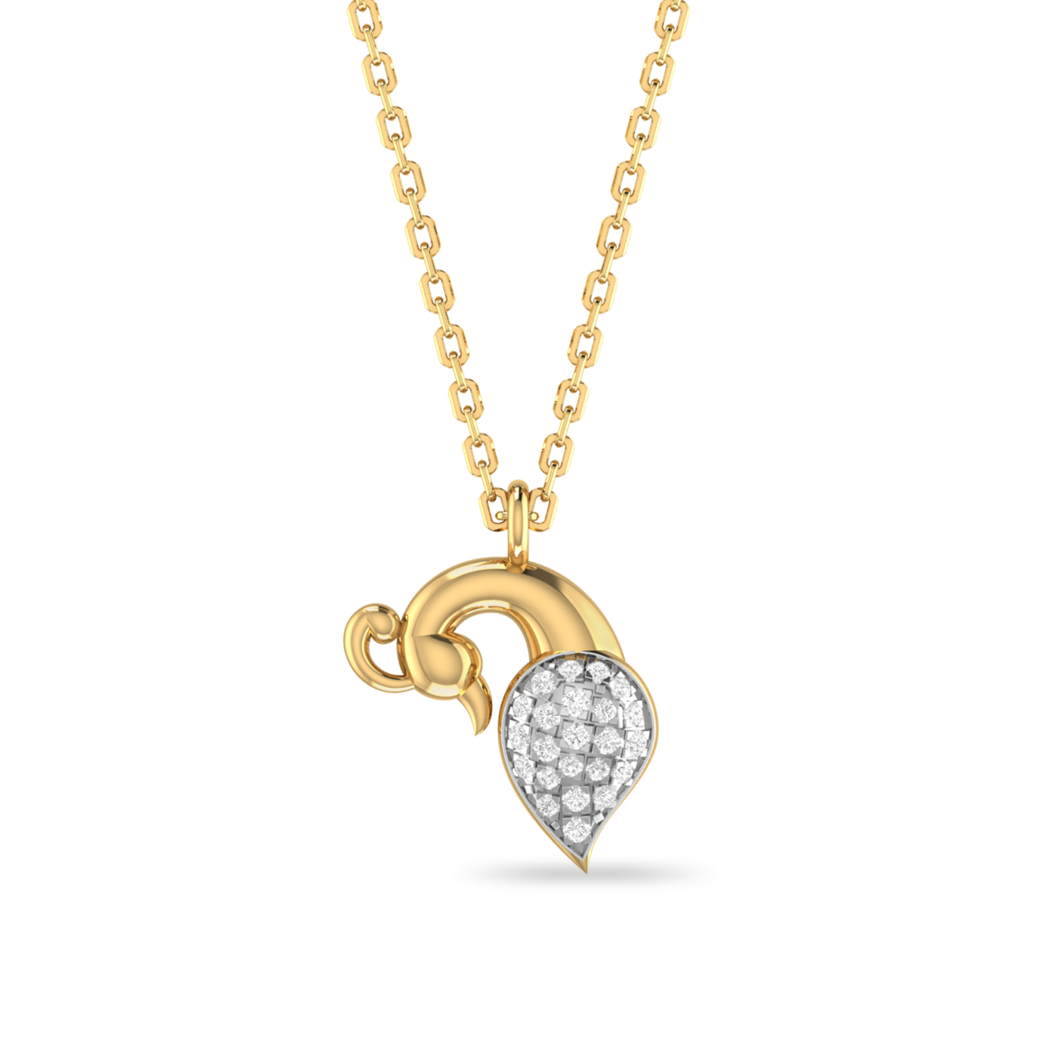 The Justin Diamond Pendant by PC Jeweller