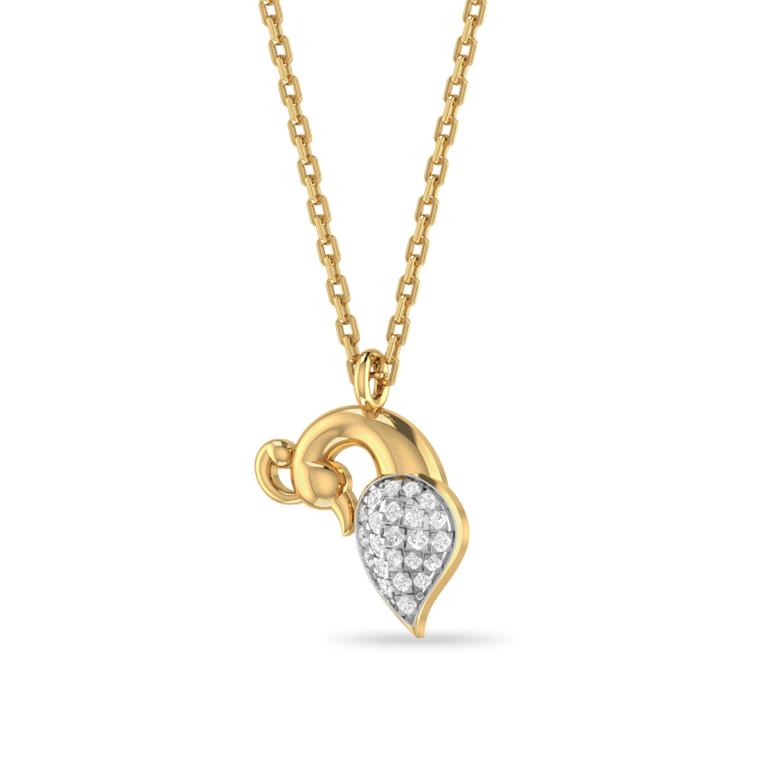 The Justin Diamond Pendant by PC Jeweller