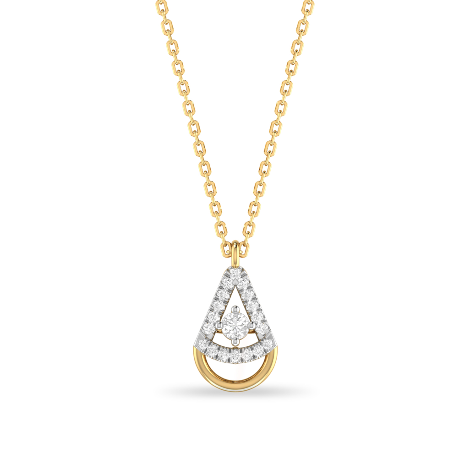 The Simon Diamond Pendant by PC Jeweller