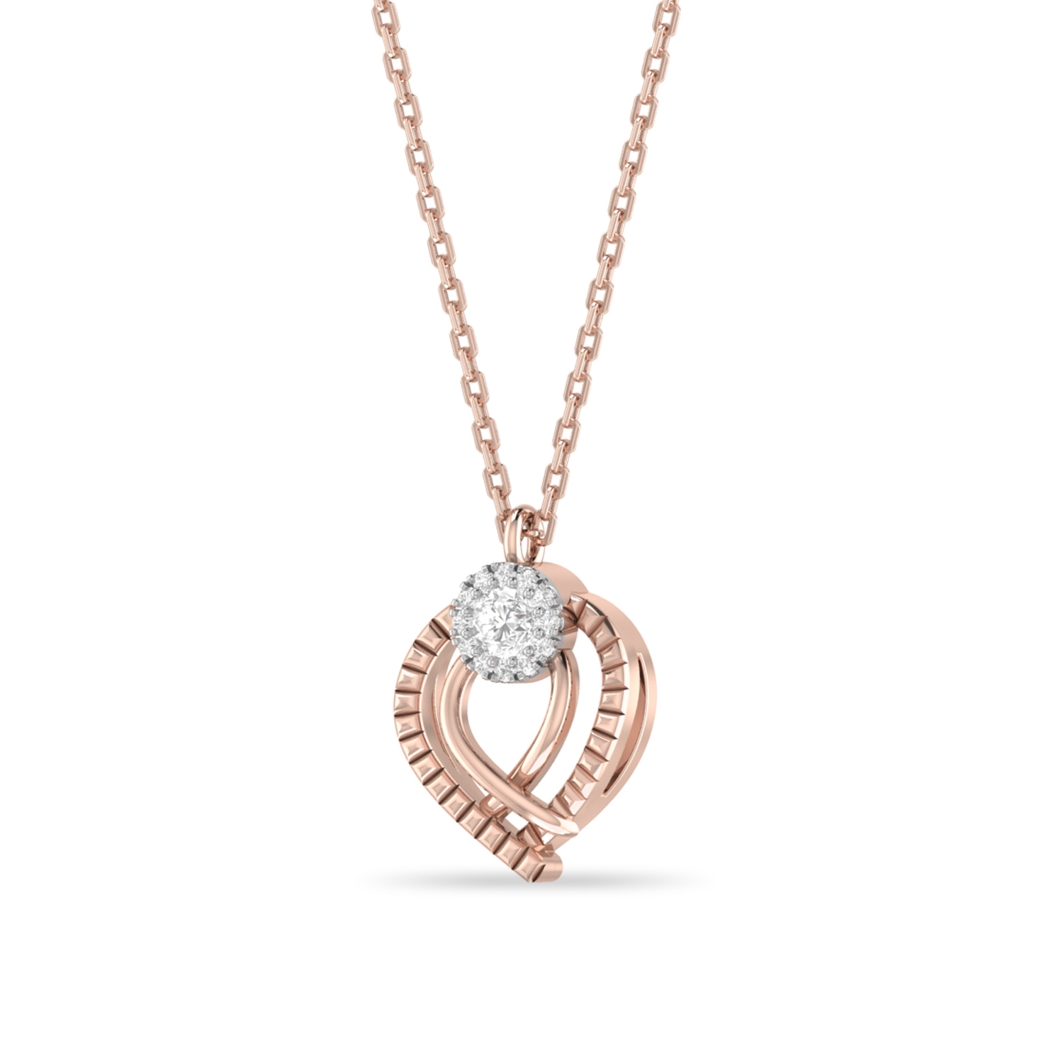 The Lisa Diamond Pendant by PC Jeweller
