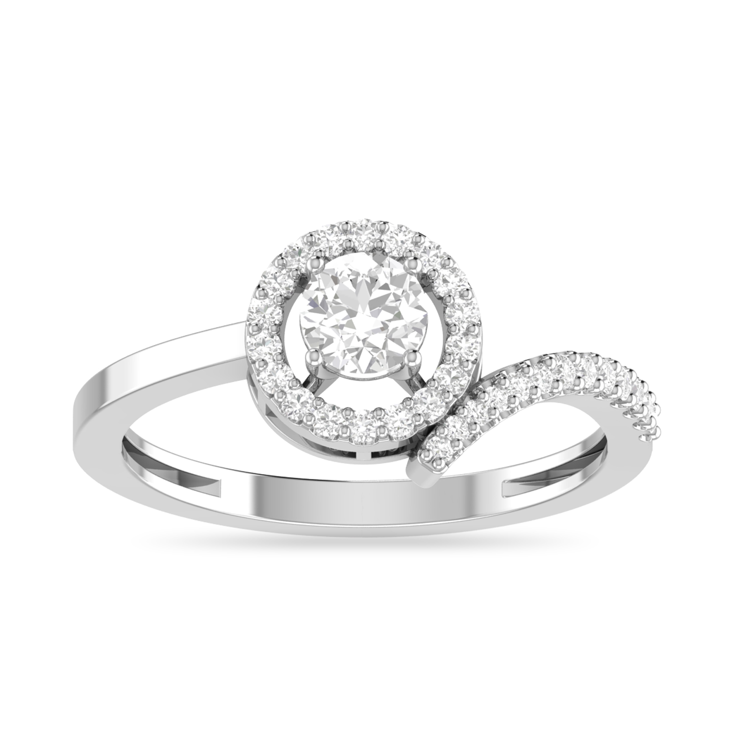 The Reshal Solitaire Diamond Ring by PC Jeweller