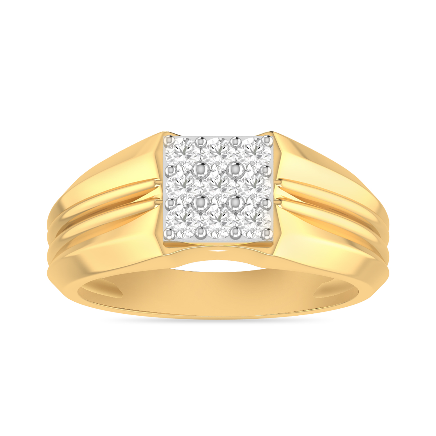 The Gerd Gold Ring by PC Jeweller