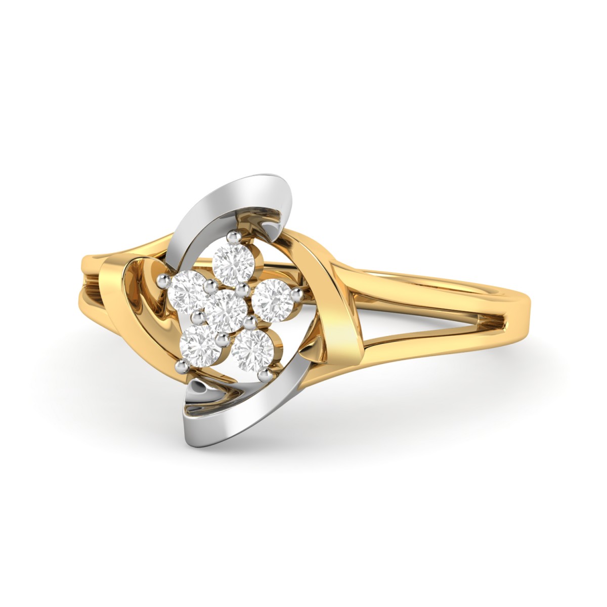 The Corin Gold Ring | PC Jeweller