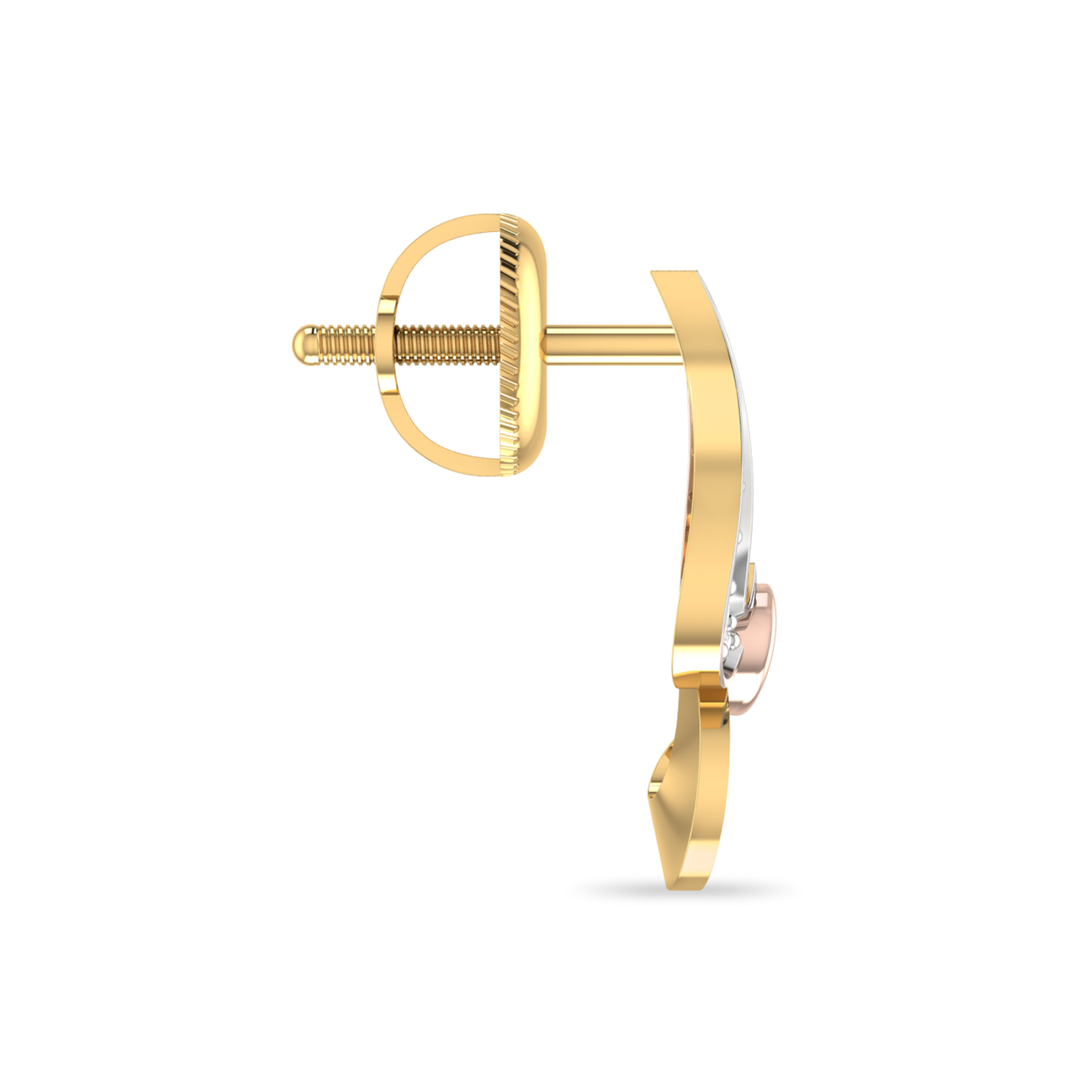 The Upkosh Gold Earrings by PC Jeweller