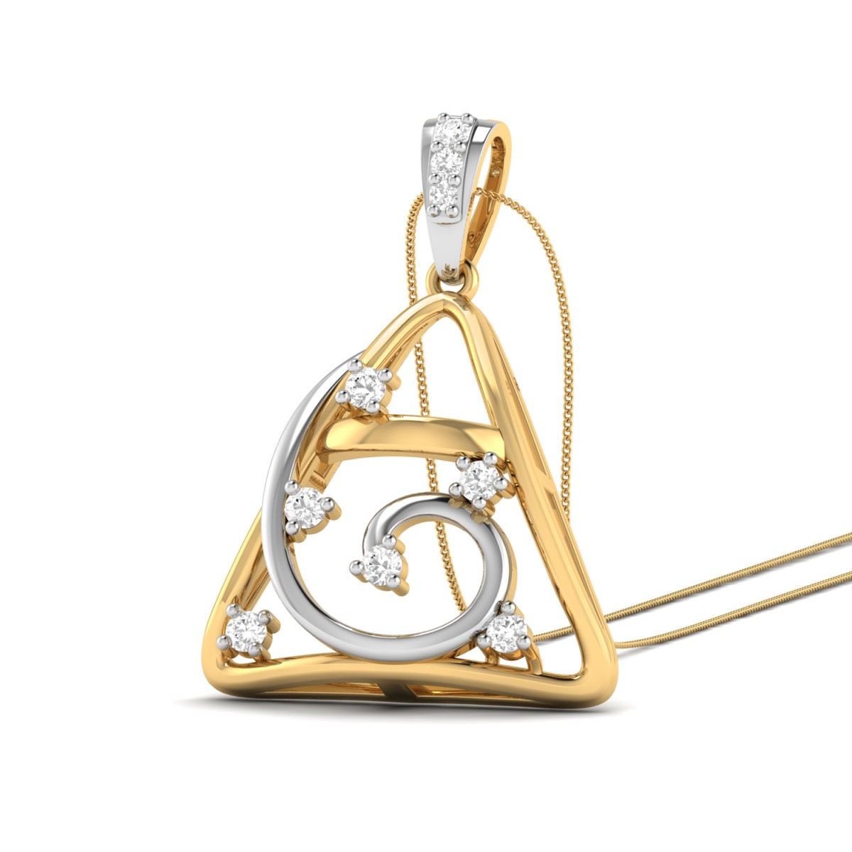 The Pavan Gold Pendant | PC Jeweller