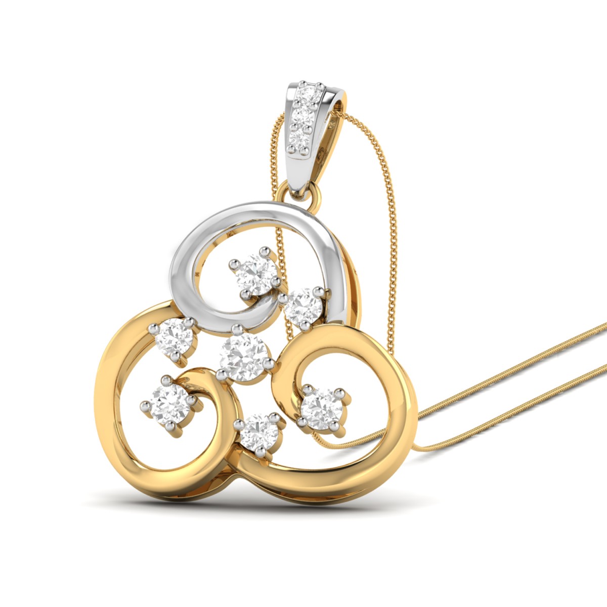 The Aruth Gold Pendant | PC Jeweller