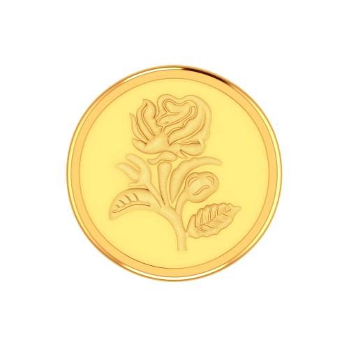 20 Gram 24K Floral Gold Coin